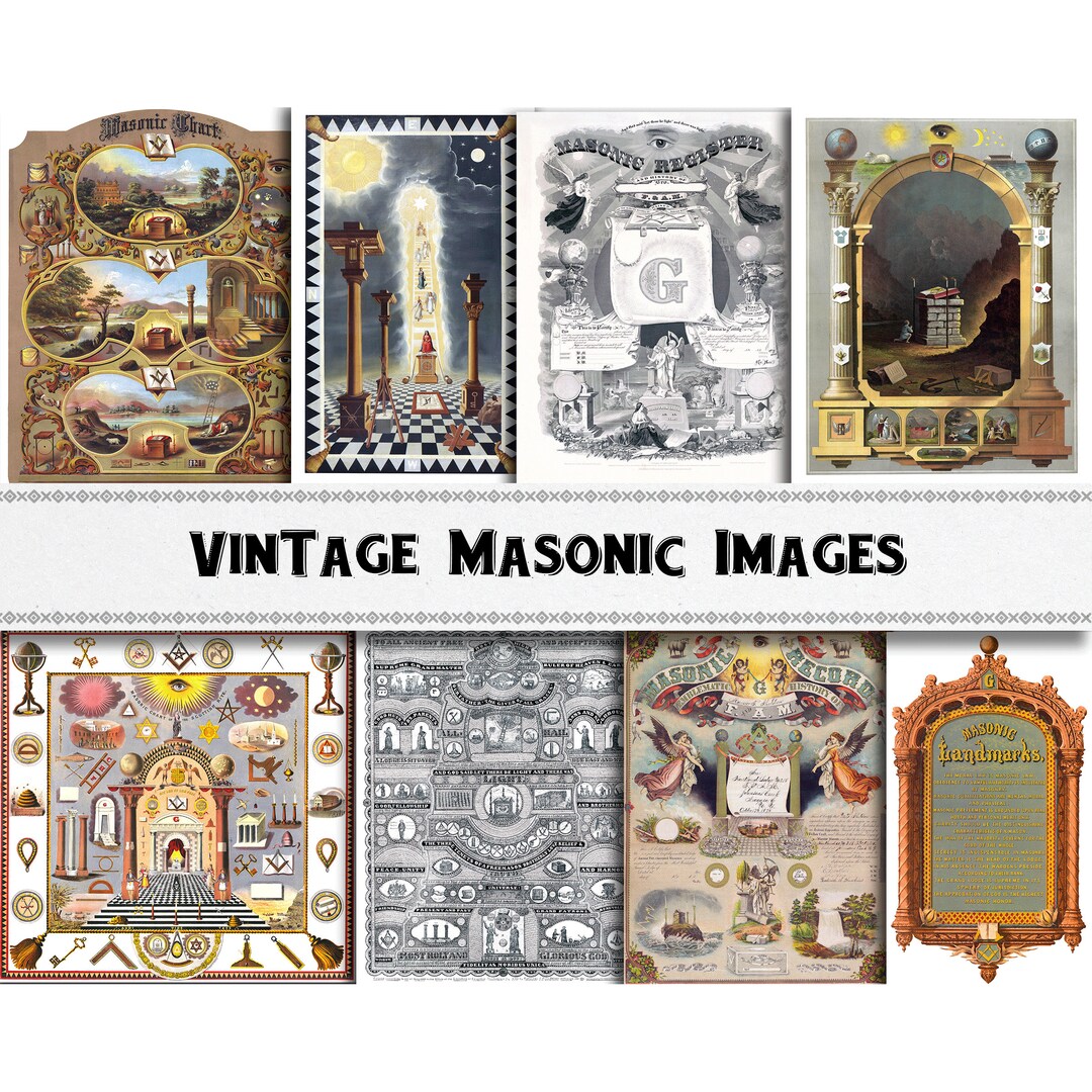 Masonic Symbol Images / Digital Download / Commercial Use / Freemason ...