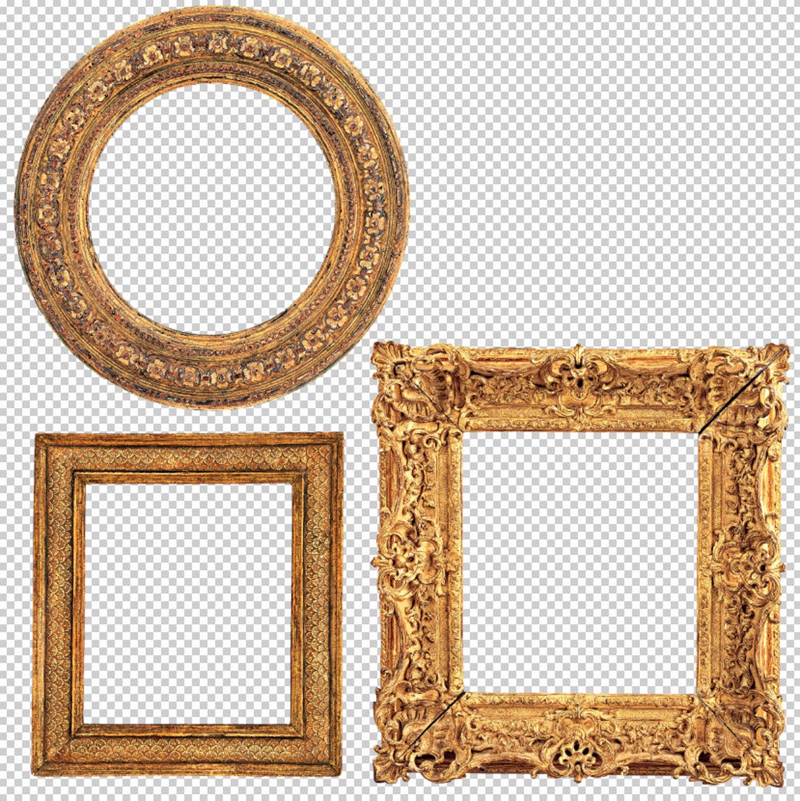 Ornate Frame Images / Clipart PNG / Commercial Use / Photo | Etsy