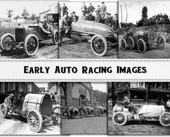 Vintage Auto Racing Images / Digital Download / Commercial Use | Etsy