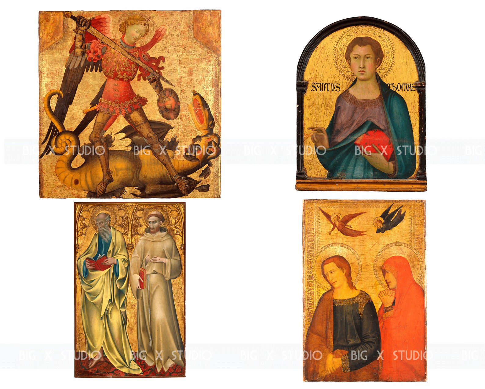 Gold Icons of Saints Images / Digital Download / Commercial Use / PNG ...