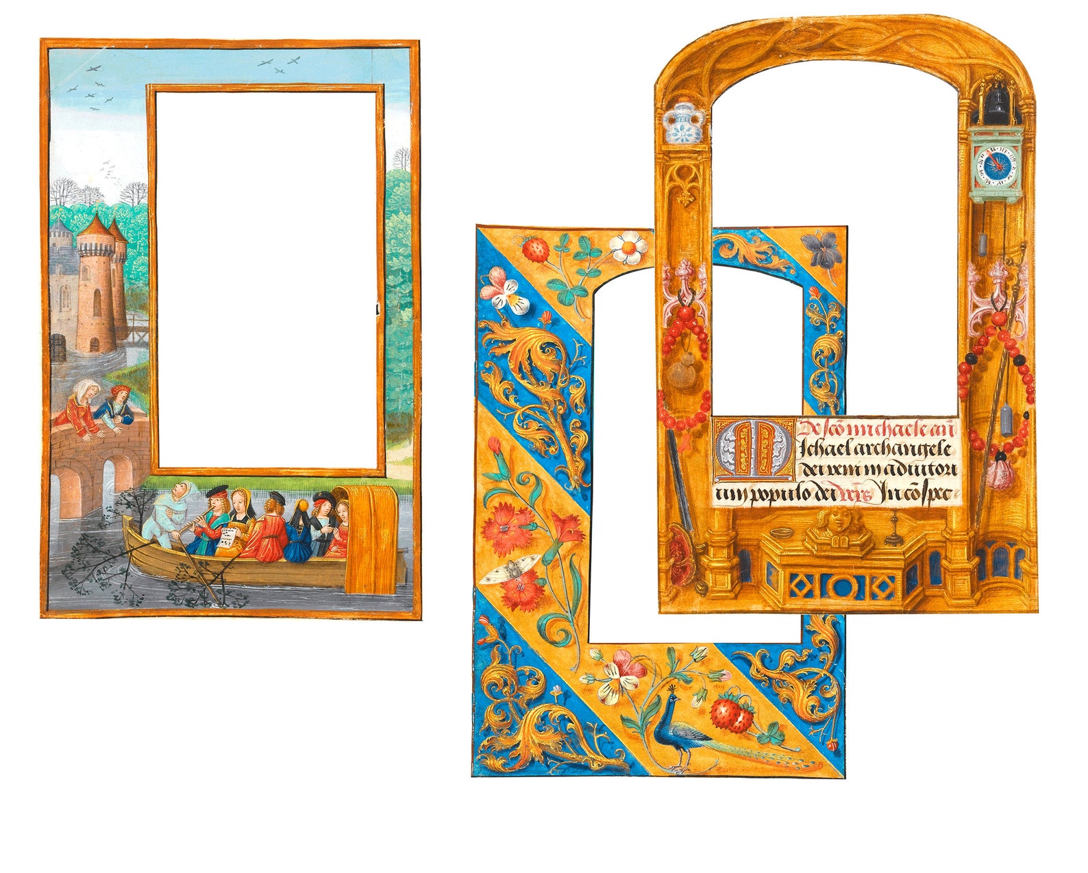 Medieval Illuminated Manuscript Frame PNG Images Set 2 | Etsy