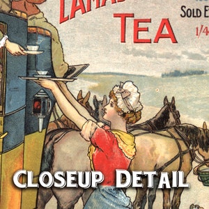 Vintage Tea Advertising Images / Victorian Ephemera / Commercial Use ...