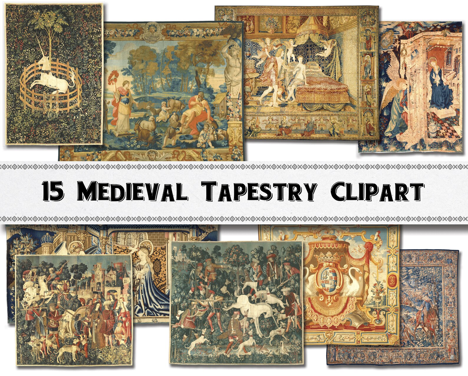 Medieval Renaissance Tapestry Images / Digital Download / - Etsy