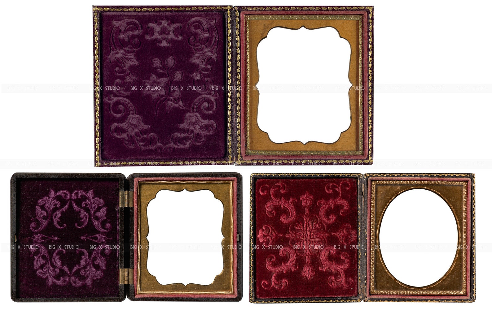 Victorian Pocket Frames / Clipart PNG / Commercial Use / | Etsy