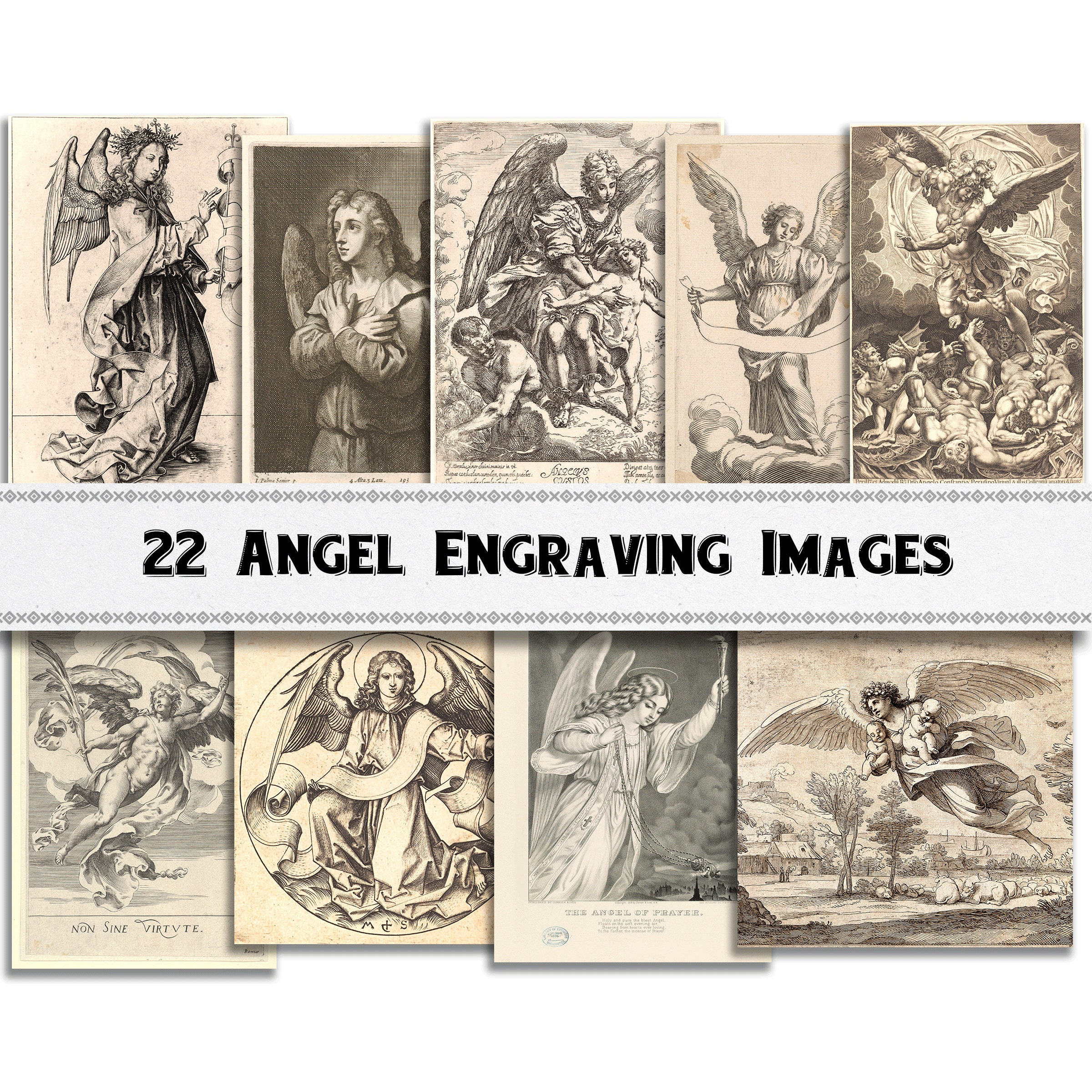 Medieval Gothic Angel Images / Digital Download / Commercial Use ...