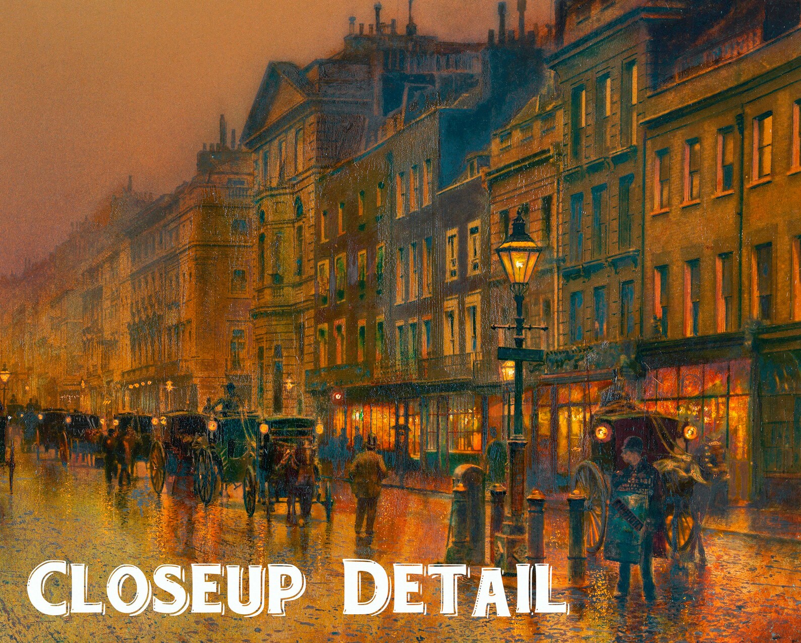 Victorian City Scenes at Night / Digital Download / Commercial | Etsy