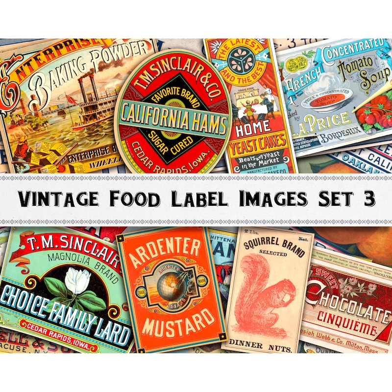 Vintage Food Label - Etsy