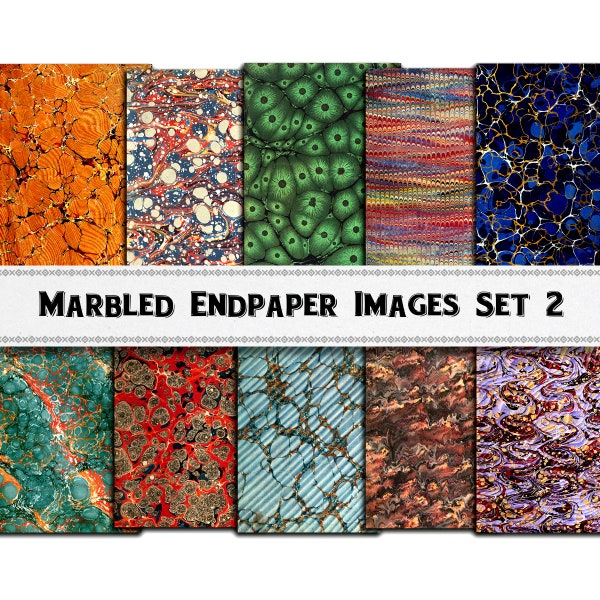 Marbled Paper - Etsy