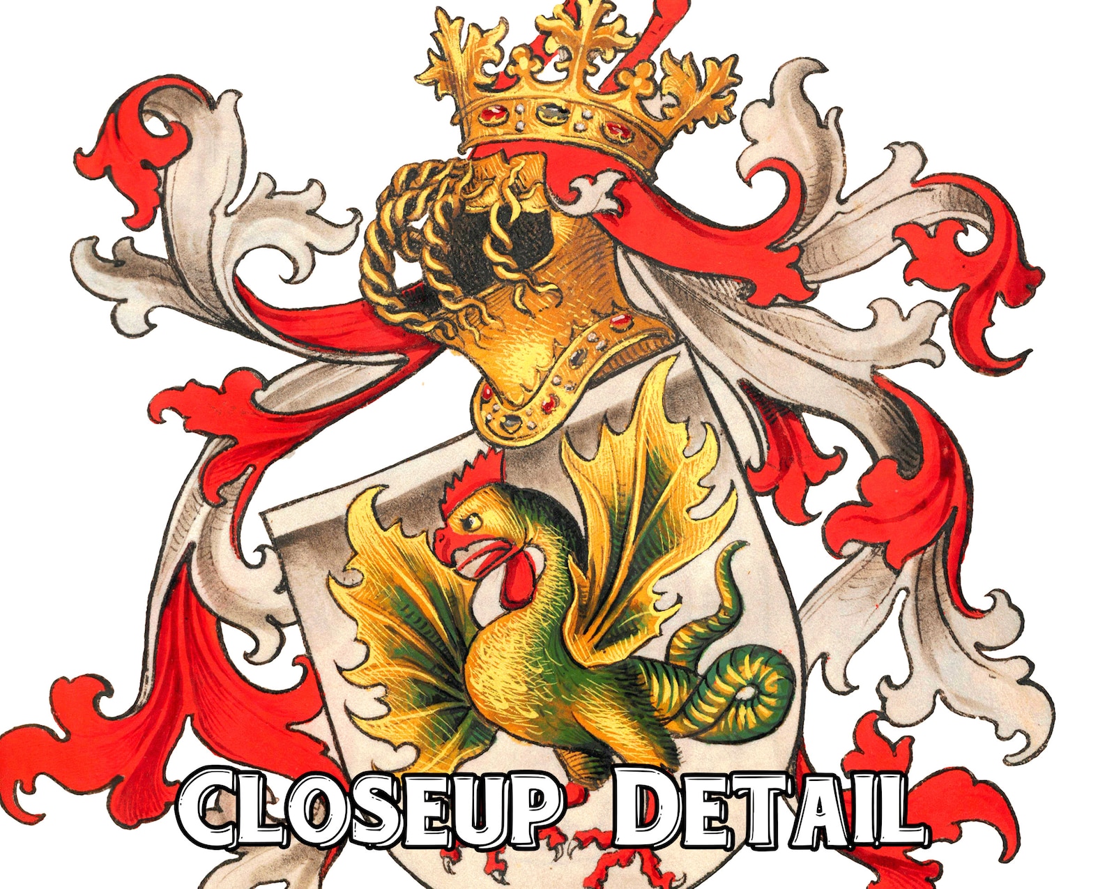 Medieval Heraldry Coat of Arms Set 2: Illuminated Manuscript Clipart ...