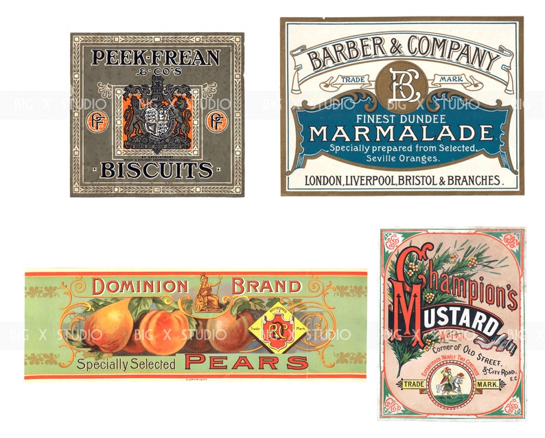 Vintage Food Label Images / Digital Download / Commercial Use - Etsy
