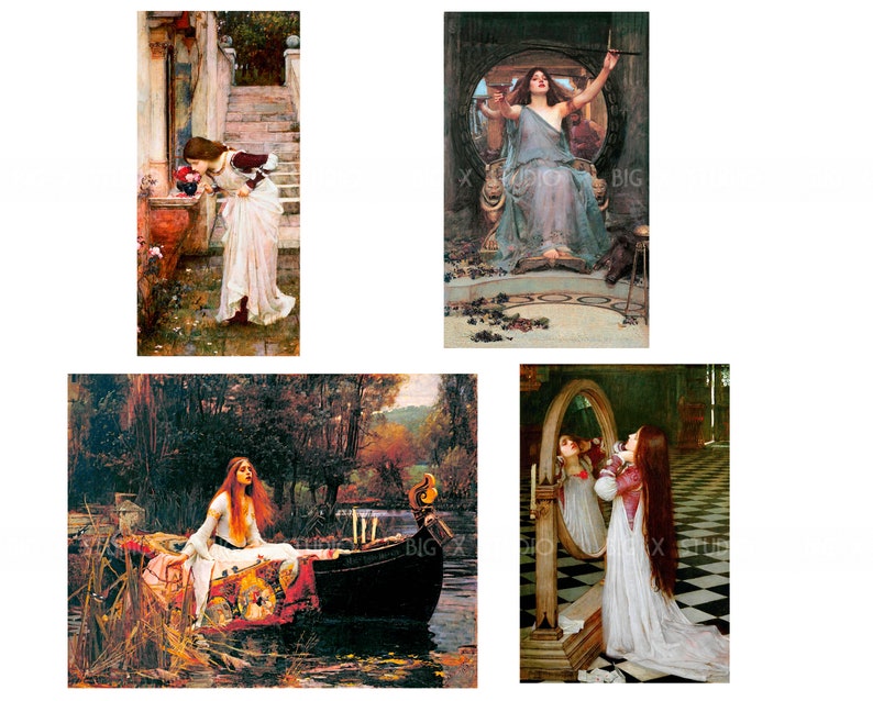 Pre-raphaelite Painting Images / Digital Download / Commercial - Etsy