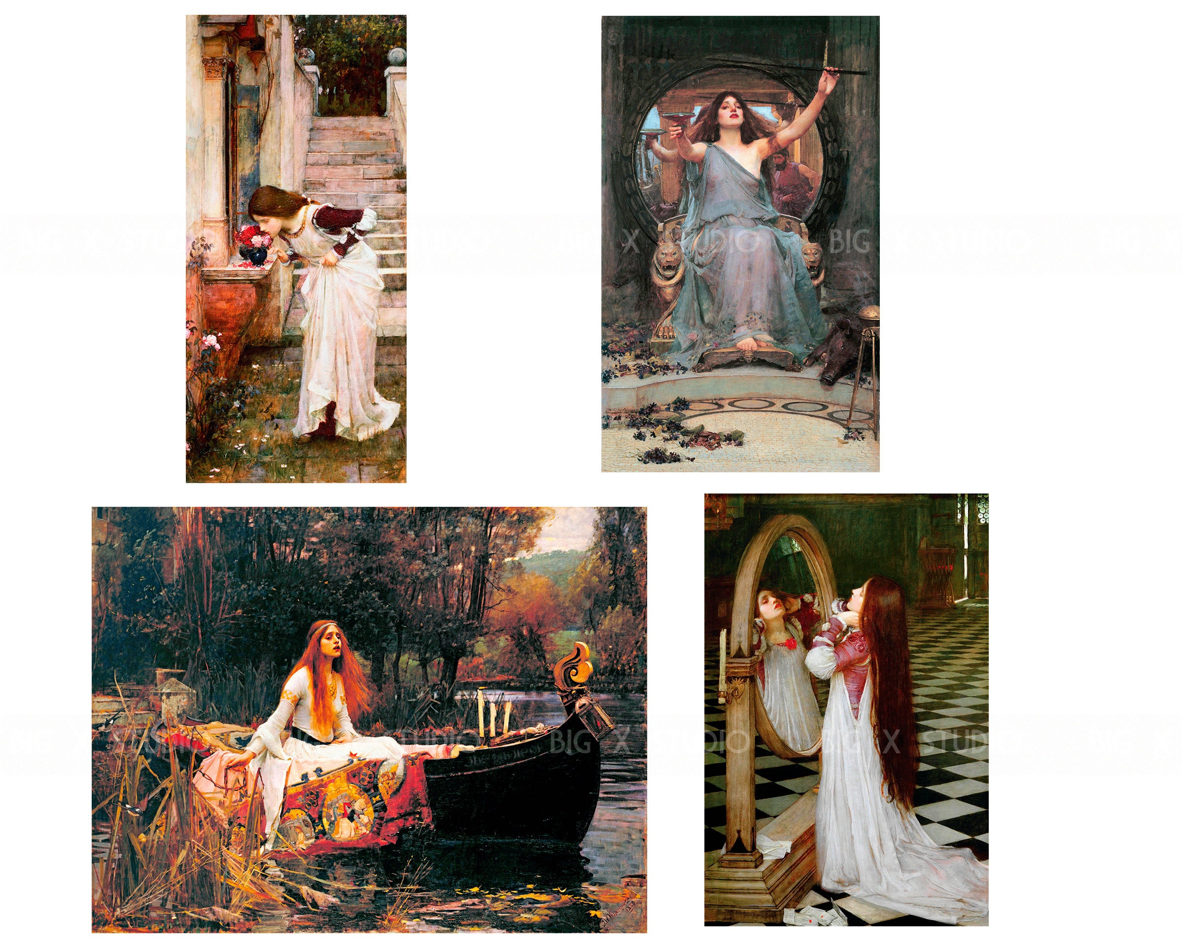 Pre-raphaelite Painting Images / Digital Download / Commercial Use ...