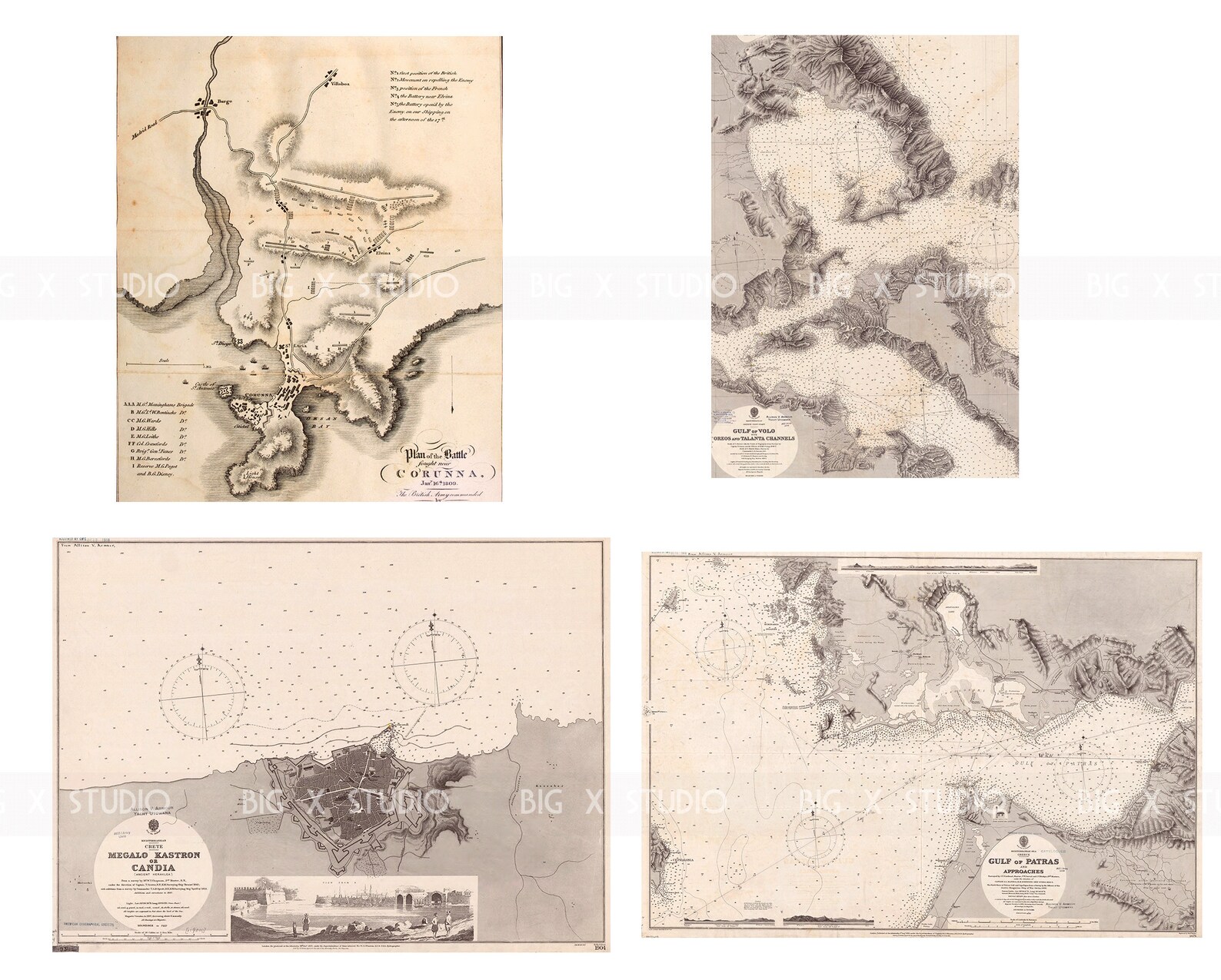 Vintage Nautical Chart Images / Coastal Maps / Digital Download ...