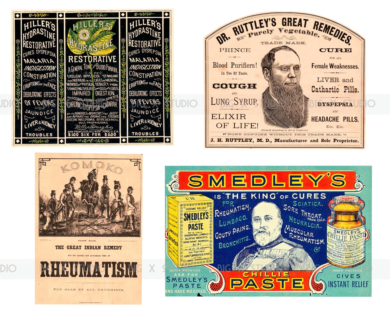 Vintage Medicine Label Images / Digital Download / Commercial - Etsy