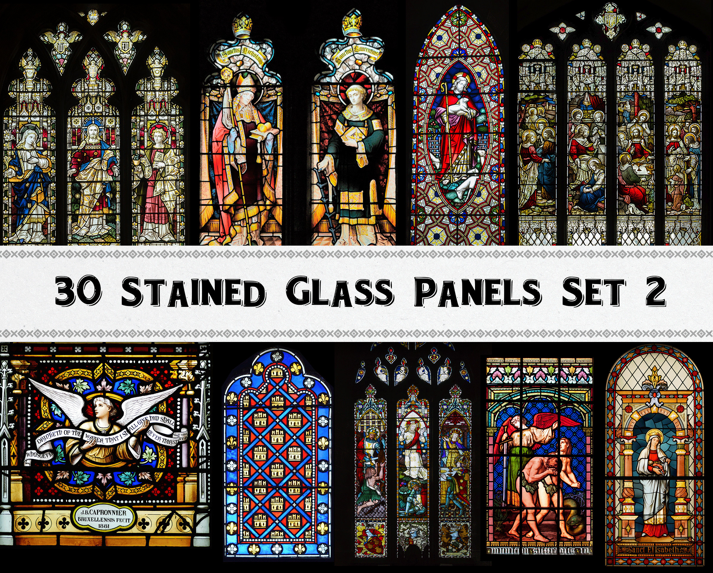 Medieval Cathedrals Stained Glass