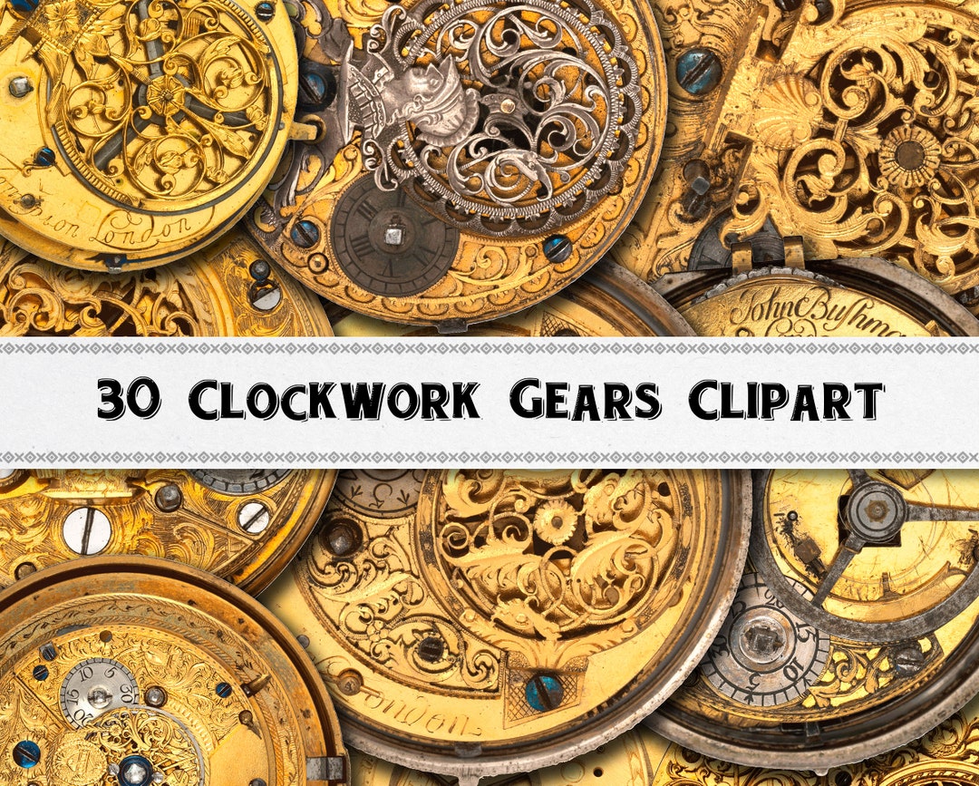 Clockwork Gear Images / Digital Download / Steampunk / - Etsy