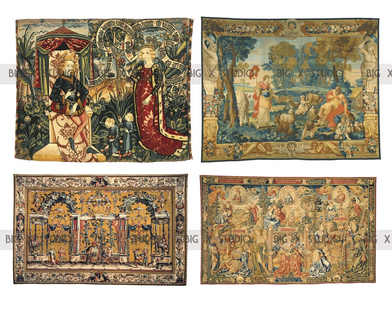 Medieval Renaissance Tapestry Images / Digital Download / - Etsy