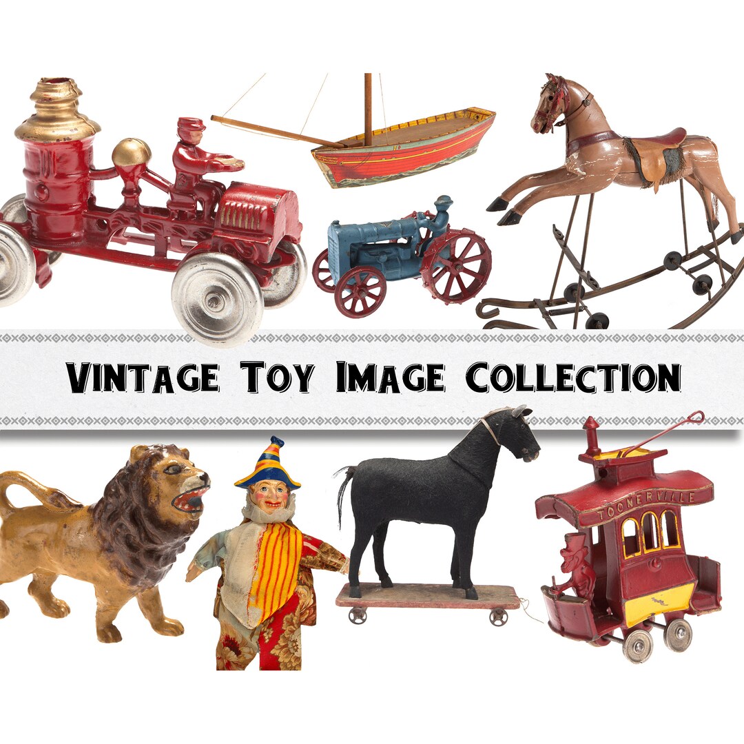 Vintage Toy Images / Victorian Toys / Retro Toys / Commercial Use / PNG ...
