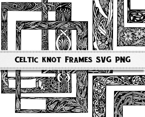 Medieval Line Art Border