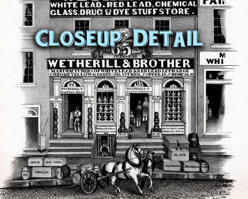 Vintage Victorian Storefront Illustration Images / Digital - Etsy