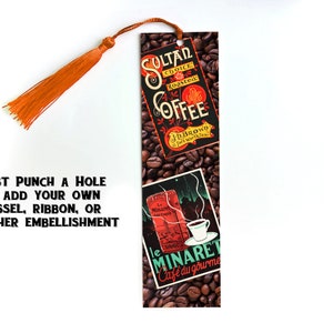 Vintage Coffee Theme Printable Bookmarks / Digital Download / Coffee ...