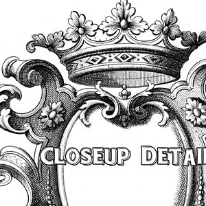 Medieval Cartouche Frame Border Images / Digital Download / Commercial ...