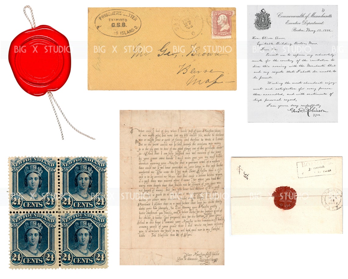 Victorian Letter Images / Ephemera / Commercial Use / Postage Stamps - Etsy