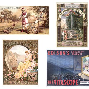 Victorian Advertising Images Set 3 / Digital Download / Commercial Use ...