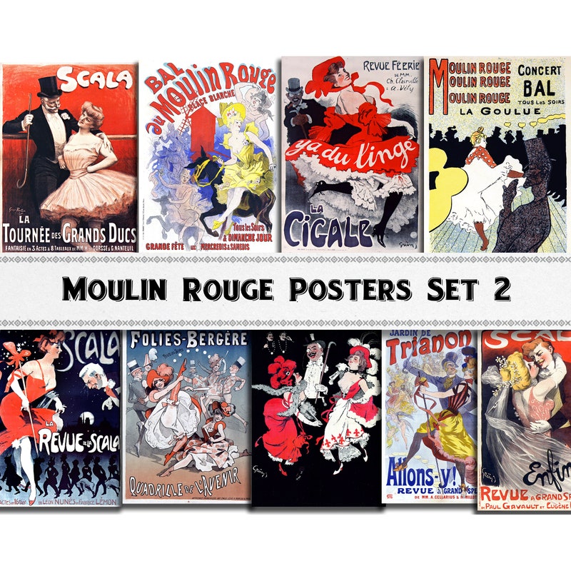 Moulin Rouge Poster - Etsy