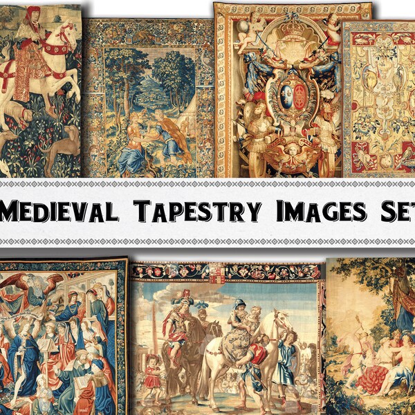 Medieval Tapestry - Etsy