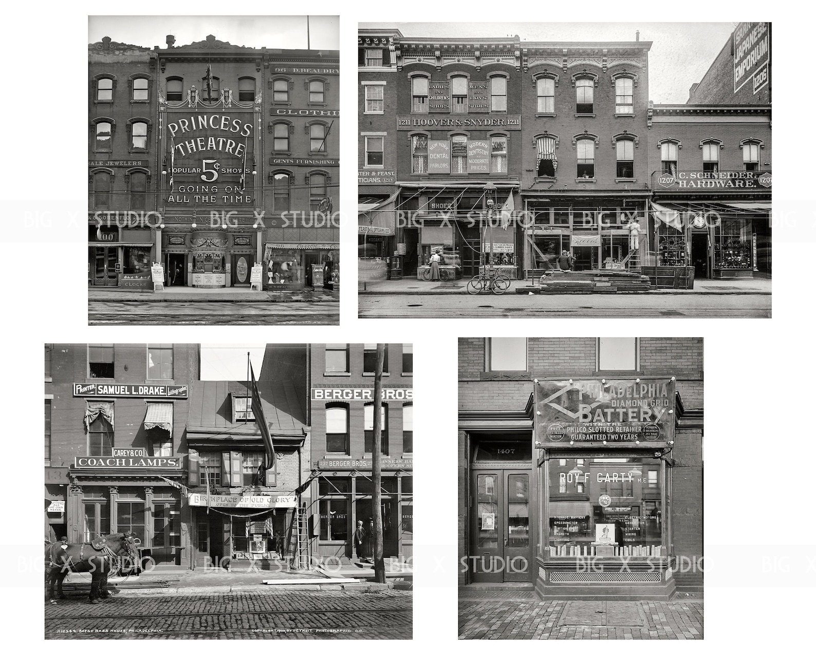 Vintage Storefront Street Scene Photograph Collection / Digital ...