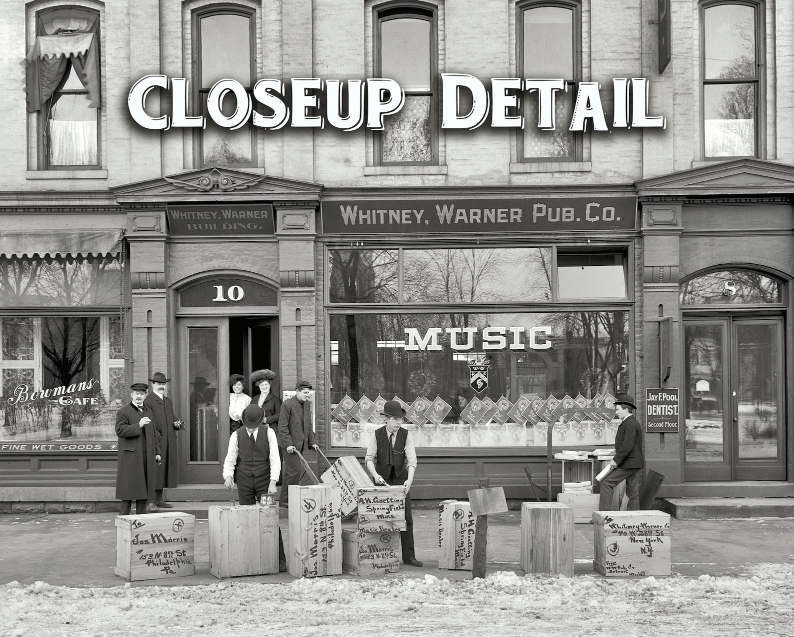 Vintage Storefront Street Scene Photograph Collection / Digital ...