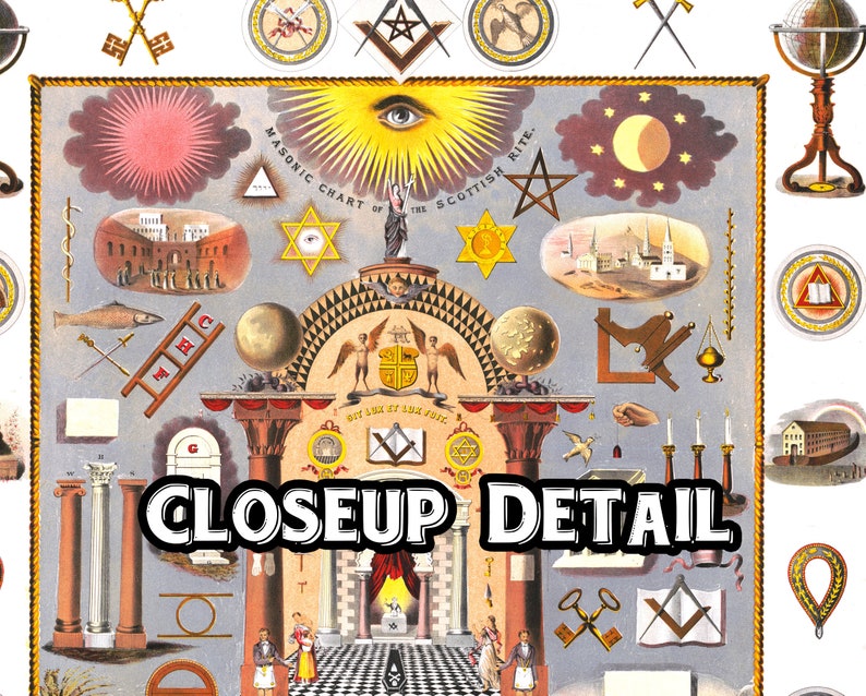 Masonic Symbol Images / Digital Download / Commercial Use / Freemason ...