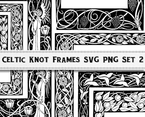 Medieval Line Art Border