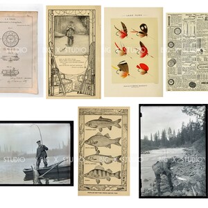 Huge Vintage Fishing Ephemera Image Collection / Digital Download ...