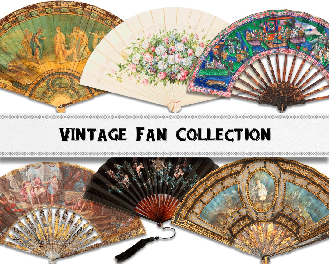 Ornate Victorian Fan Images / Digital Download / Commercial - Etsy