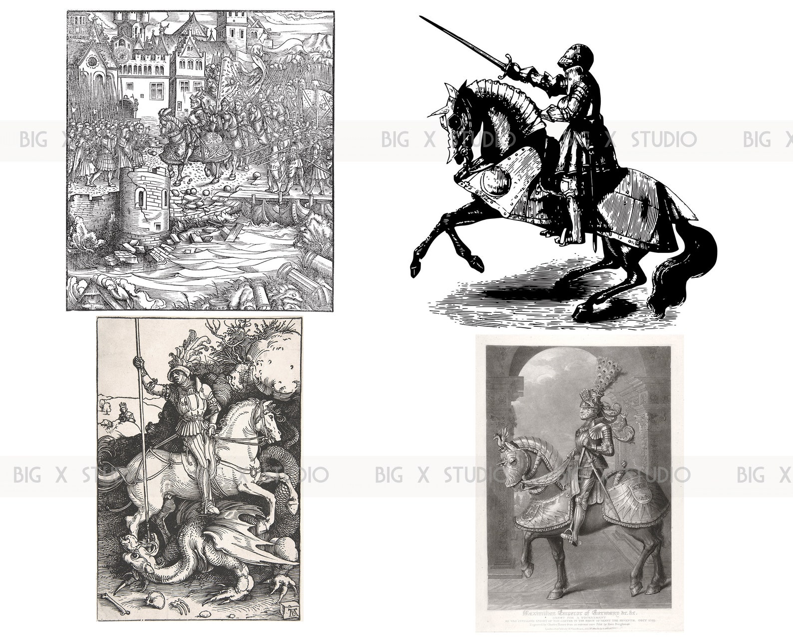 Medieval Knight Images / Digital Download / Commercial Use / - Etsy