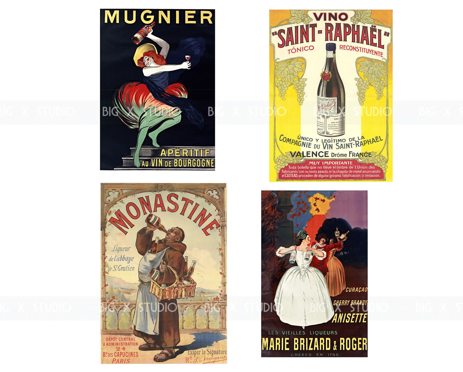 Vintage Alcohol Liquor Advertising Images Set 2 / Digital Download ...