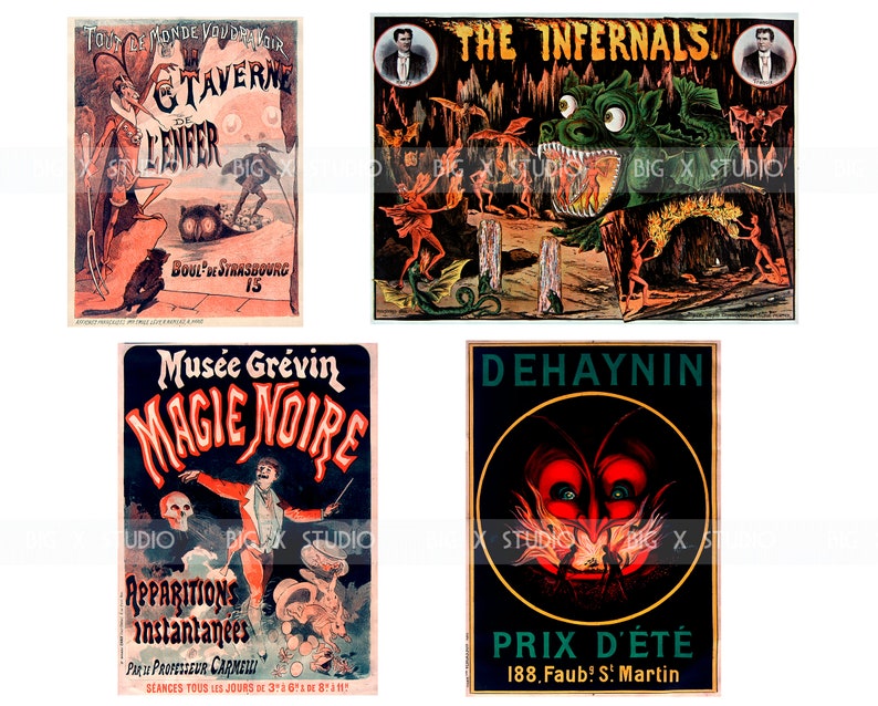 Black Magic Poster Images / Digital Download / Commercial Use - Etsy