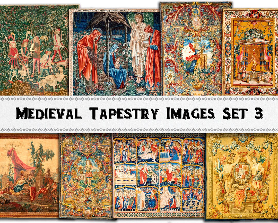 Medieval Renaissance Tapestry Images Set 3 / Digital Download - Etsy