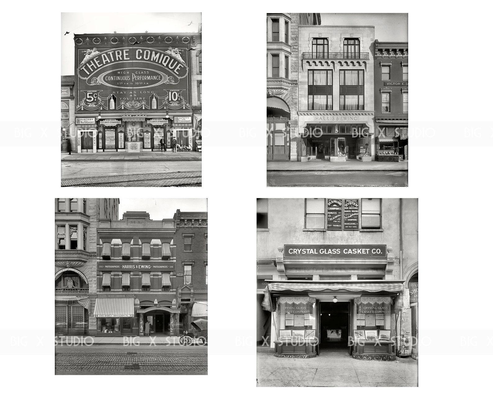 Vintage Storefront Street Scene Photograph Collection / Digital ...