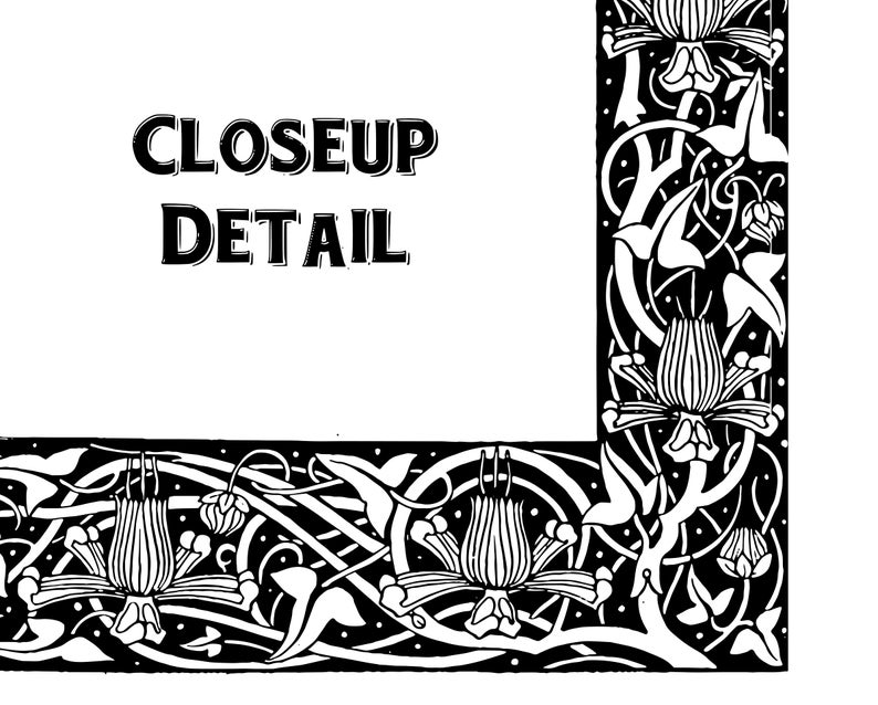 Celtic Knot Frame Border Illustrations Set 2 / Medieval Border - Etsy