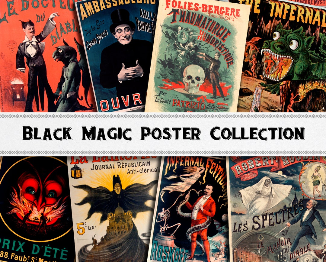 Black Magic Poster Images / Digital Download / Commercial Use - Etsy