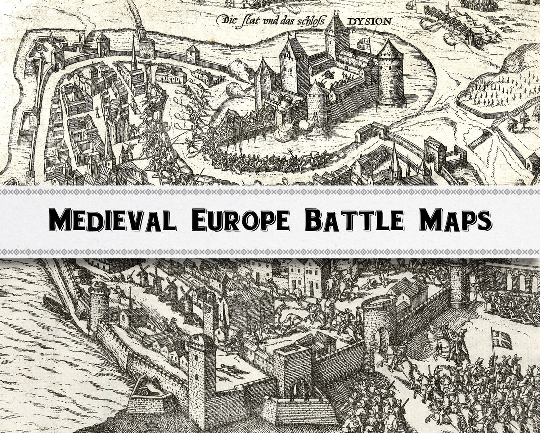 Medieval and Renaissance Battle Maps / Digital Download / - Etsy