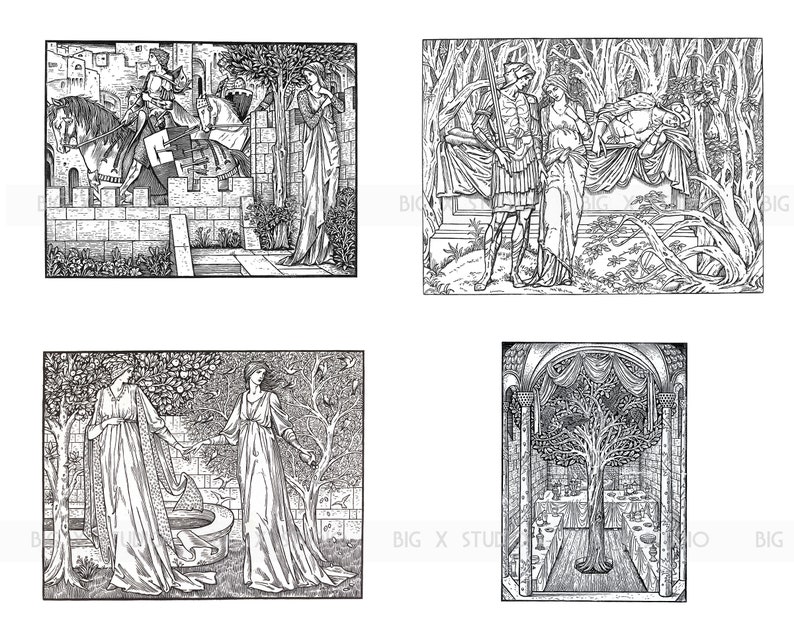 Medieval Renaissance Engraving Woodcut Images Set 2 / Digital - Etsy