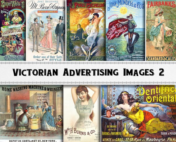 Victorian Advertising Images Set 2 / Digital Download / | Etsy