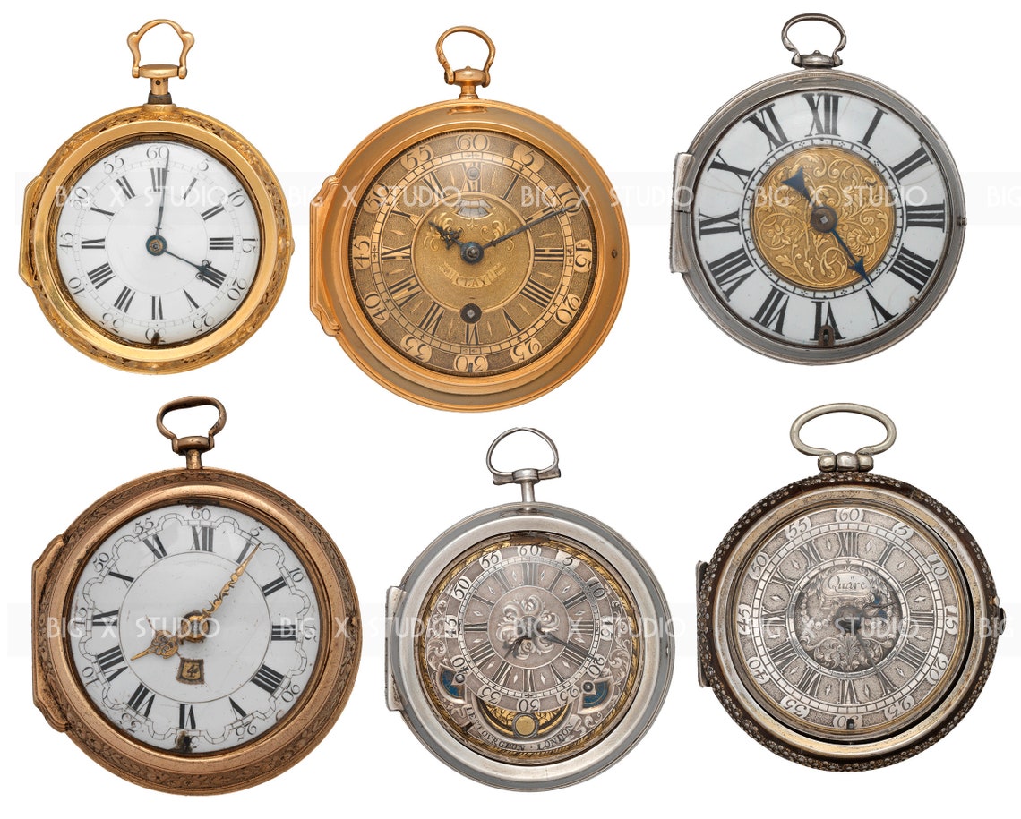 Victorian Pocket Watch Images / Digital Download / Commercial | Etsy