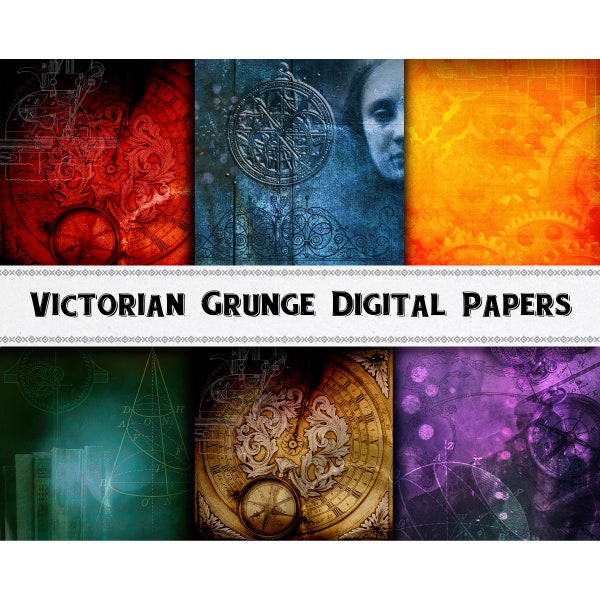 Victorian Graphic Design Paper - Etsy