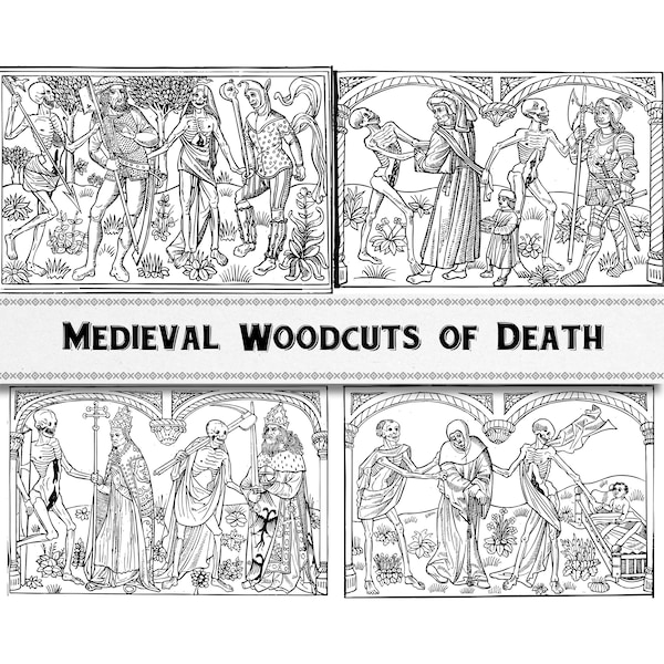 Medieval Skeleton Art - Etsy