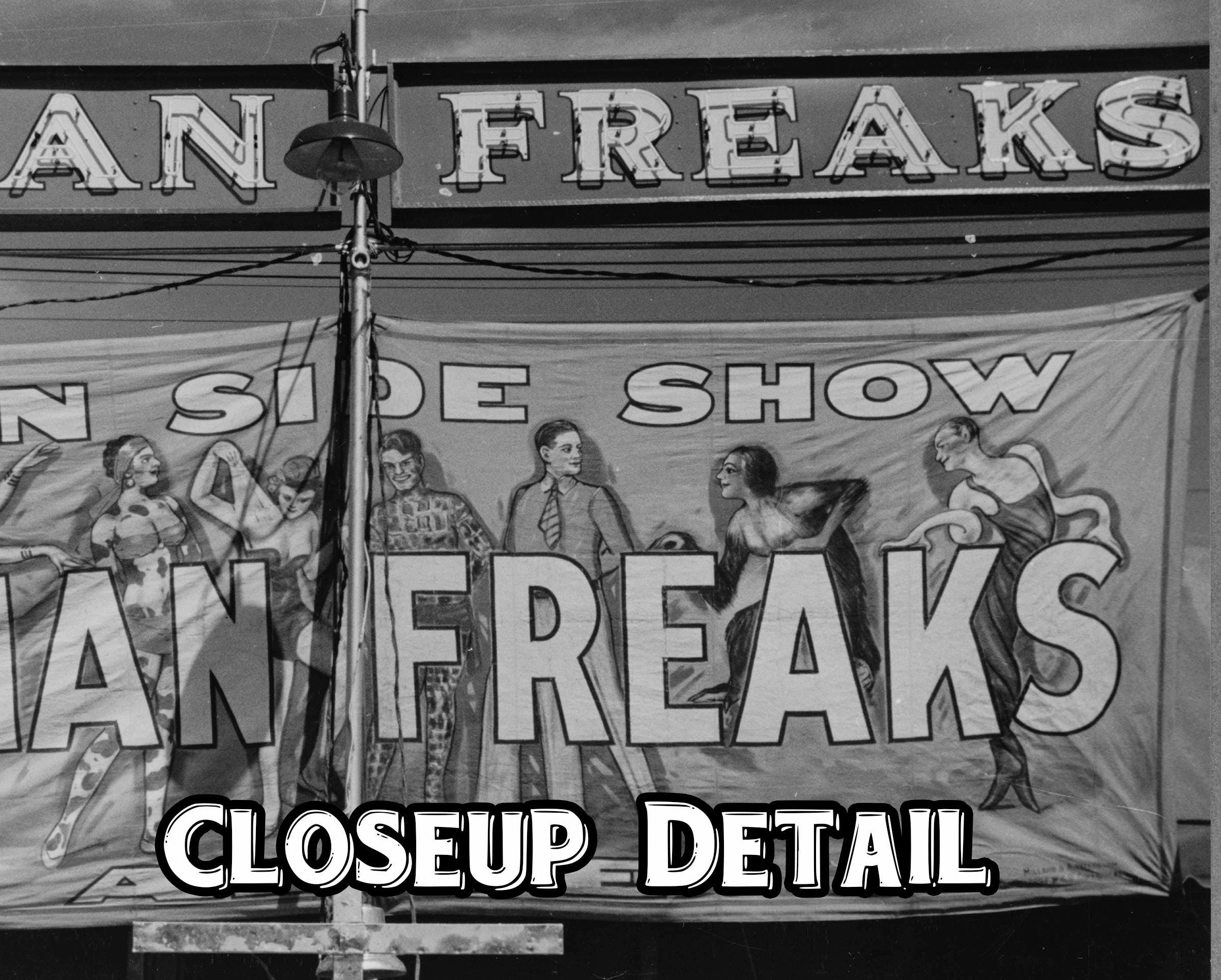 Carnival Freakshow Photo Collection / Digital Download / Commercial Use ...